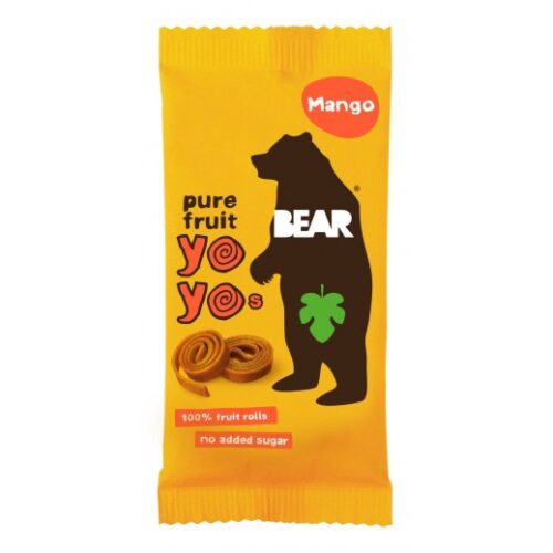 Bear Fruit Rolls Single Mango 20g - 2 Rolls • Yuehlia