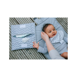 KipKep Napper Diaper Wallet - Crossy Black • Yuehlia