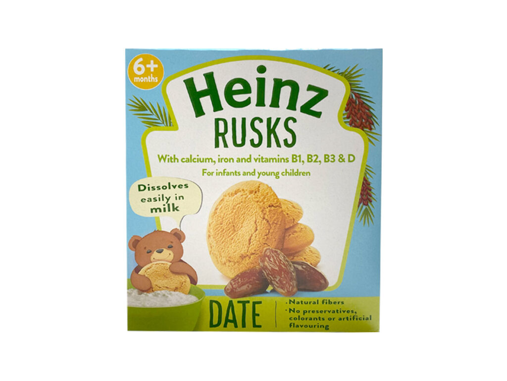 Heinz Rusks Date (6m+) 300g - 18 Rusks • Yuehlia