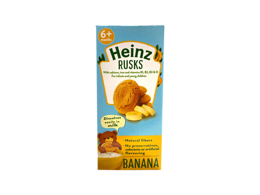 Heinz Rusks Banana (6m+) 150g - 9 Rusks • Yuehlia