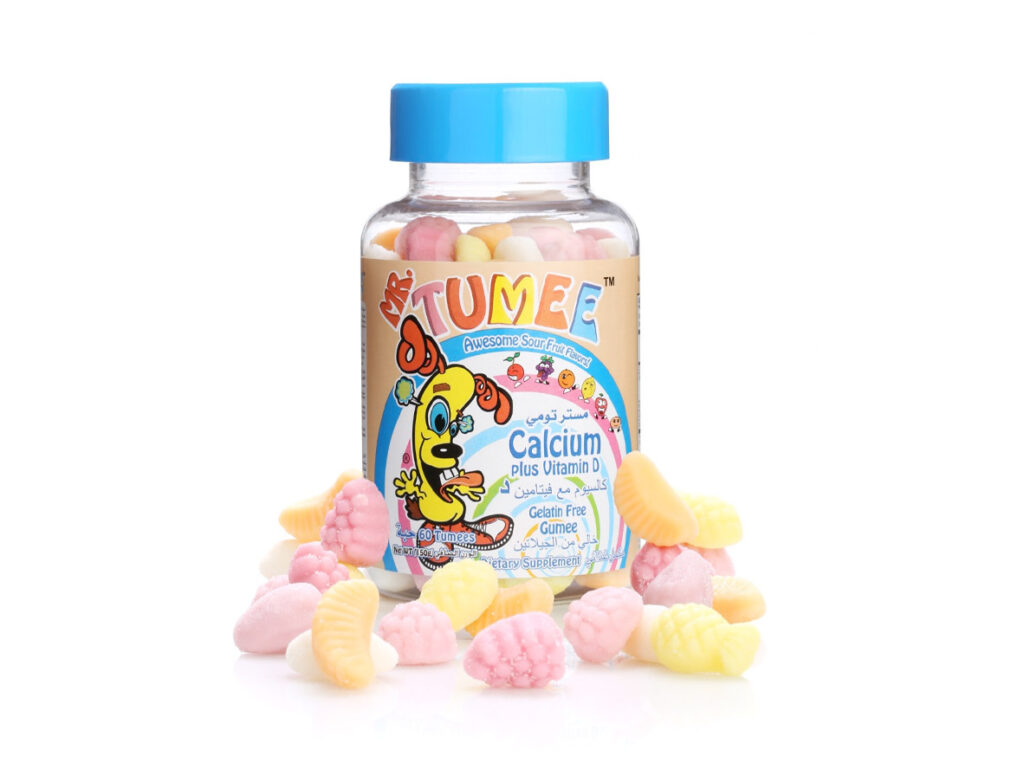 Mr Tumee Calcium Plus Vitamin D - 60 Gumee • Yuehlia Kuwait