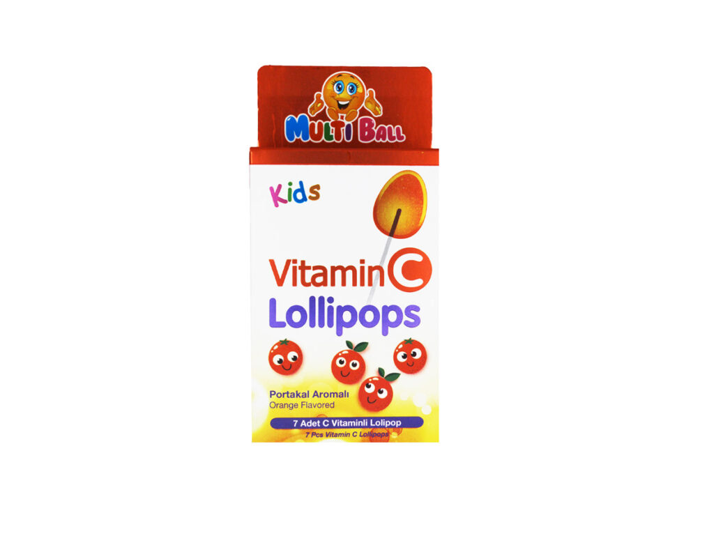 Multiball Kids Vitamin C Lollipops Orange Flavour 8g - 7 pcs • Yuehlia ...