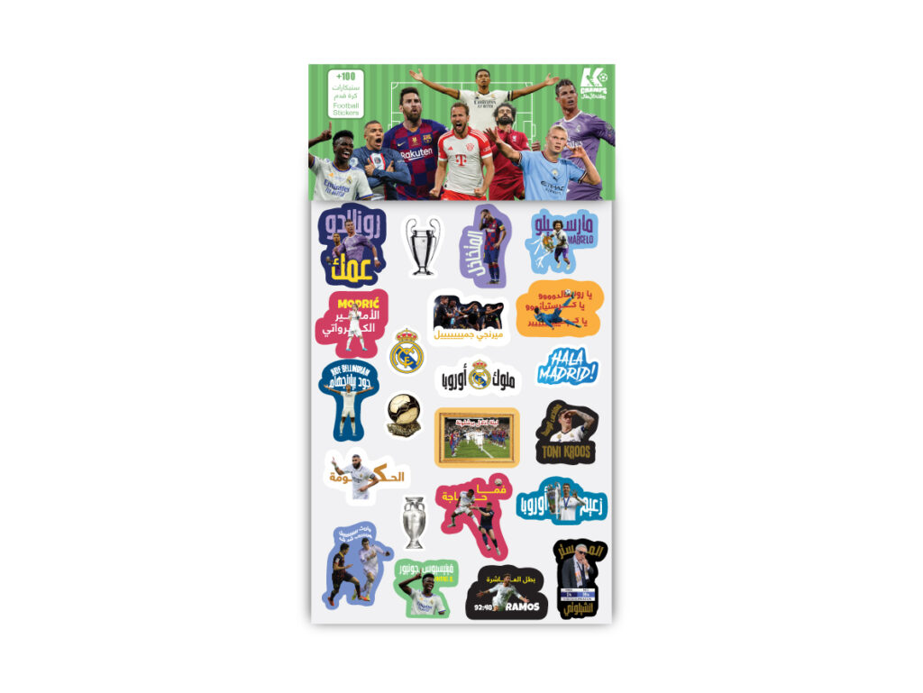 Football Stickers for Kids - 5 Sheets 100+ Stickers • Yuehlia