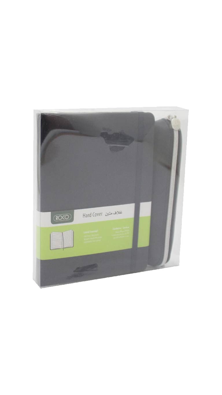 Roco Hard Cover Journal with Pencil Case - Dark Blue • Yuehlia