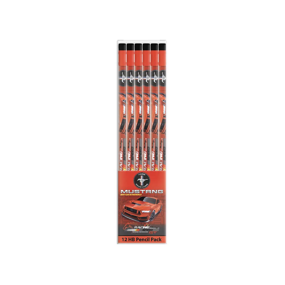 School HB Pencils with Eraser Pack | Mustang - 12 Pencils • Yuehlia Kuwait