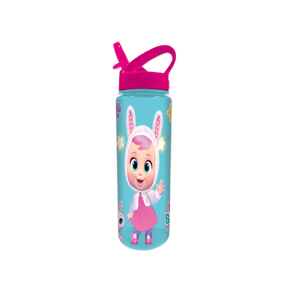 Plastic Water Spout Bottle 700ml - Cry Babies • Yuehlia Kuwait