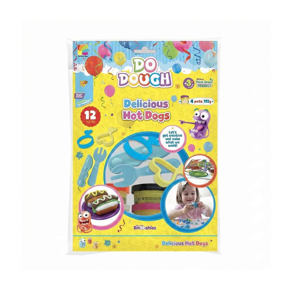 Do Dough Delicious Hot Dogs Clay Set 112g 12 Pcs • Yuehlia Kuwait