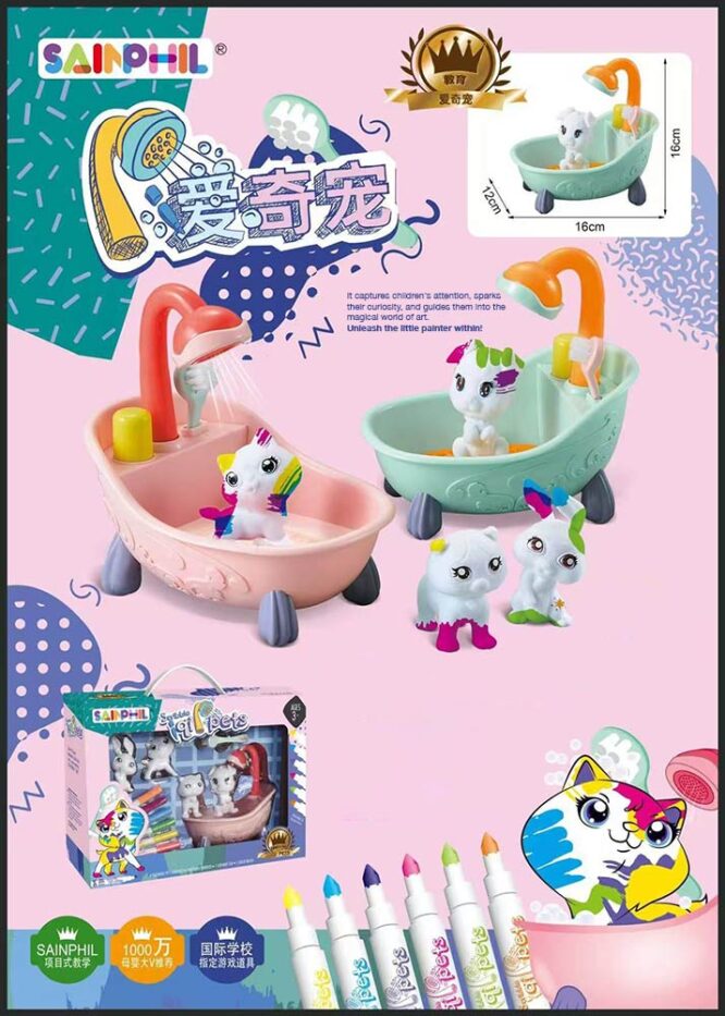 Scribble iQi Pets | Color & Clean (3Yrs+) Mix Color - 1 Piece • Yuehlia ...