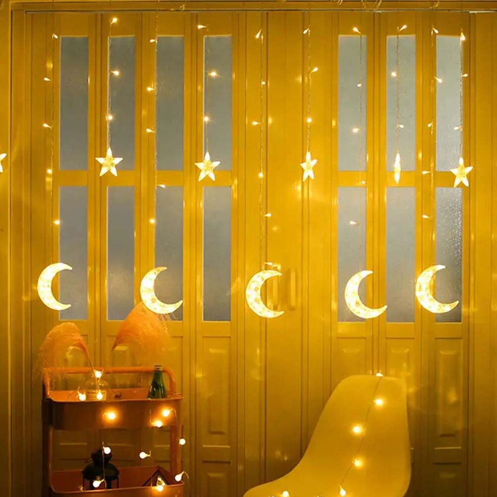 Ramadan Acrylic Battery String Lights 3 Meter - Crescent & Stars ...