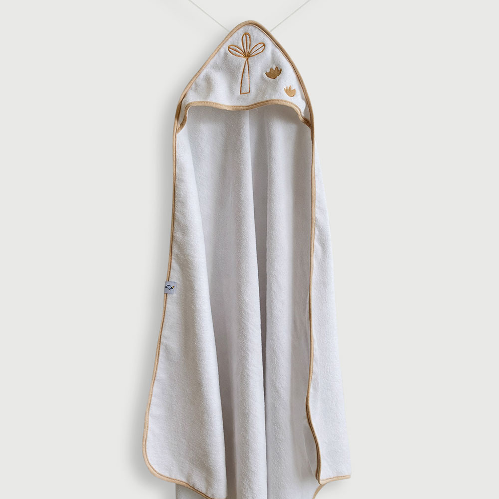 Bumble B Hooded Towel - Palm • Yuehlia Kuwait
