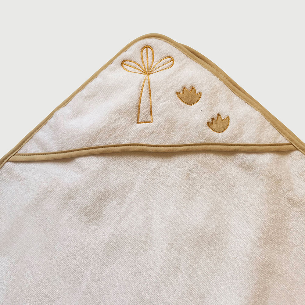 Bumble B Hooded Towel - Palm • Yuehlia Kuwait