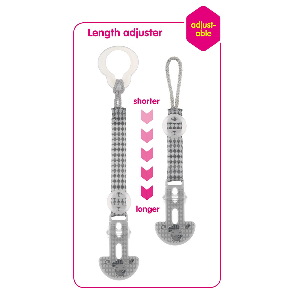 Mam Baby Clip-It Adjustable Pacifier Clip (0m+) Girl • Yuehlia Kuwait